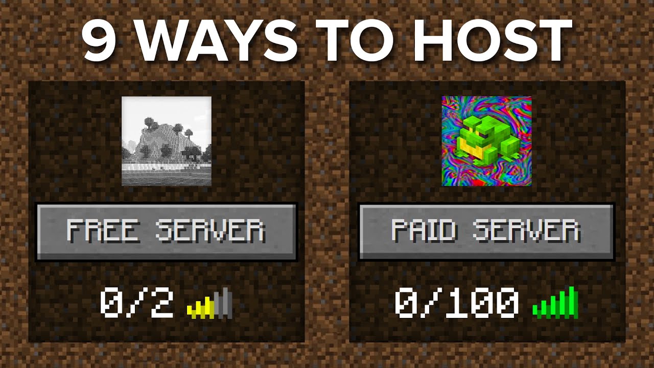 9 Ways How To Host a Minecraft Server - Shulkercraft